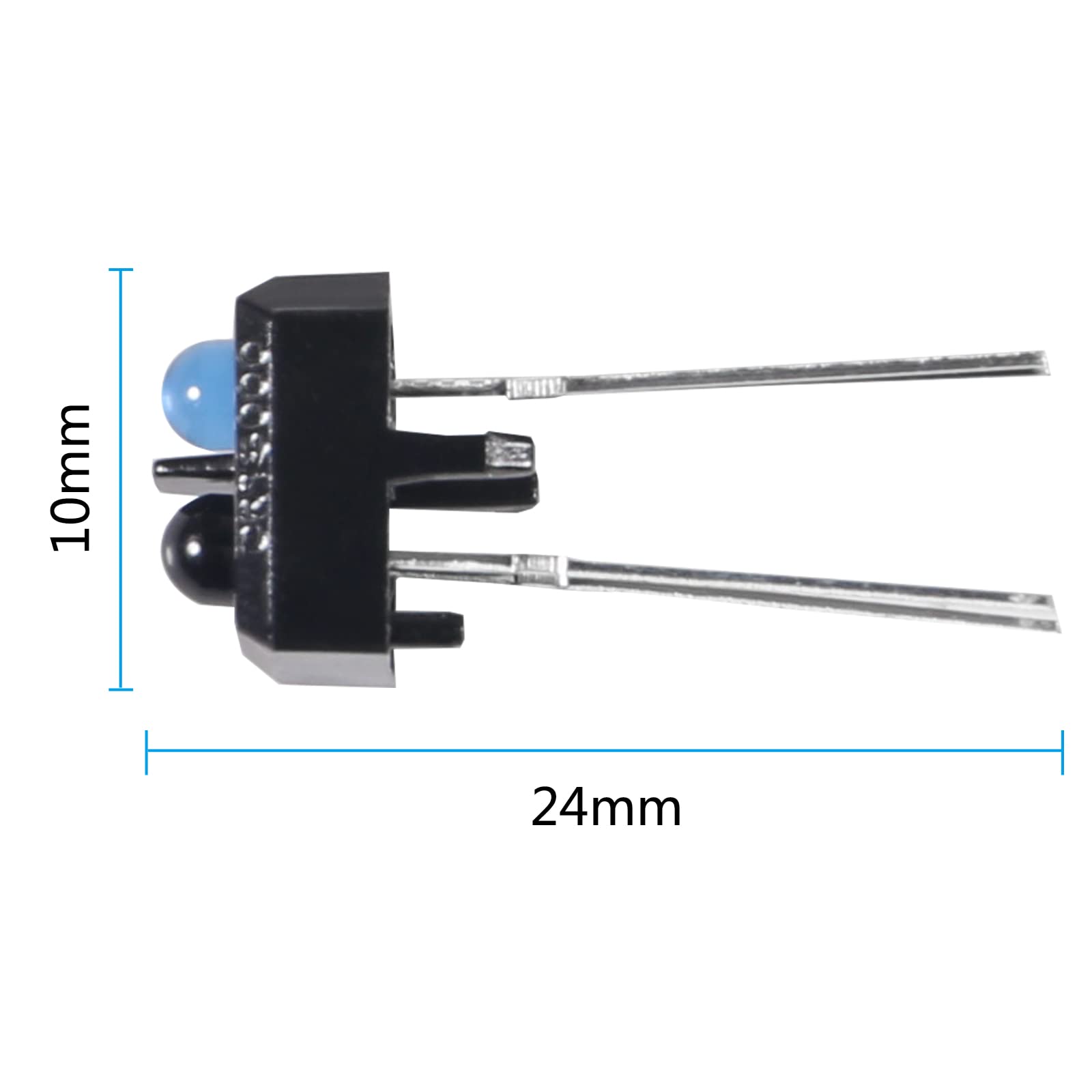Alinan 60pcs TCRT5000 Sensor TCRT5000L Reflective Optocoupler with Transistor Output Infrared 950mm 5V 3A for Smart Car Robot