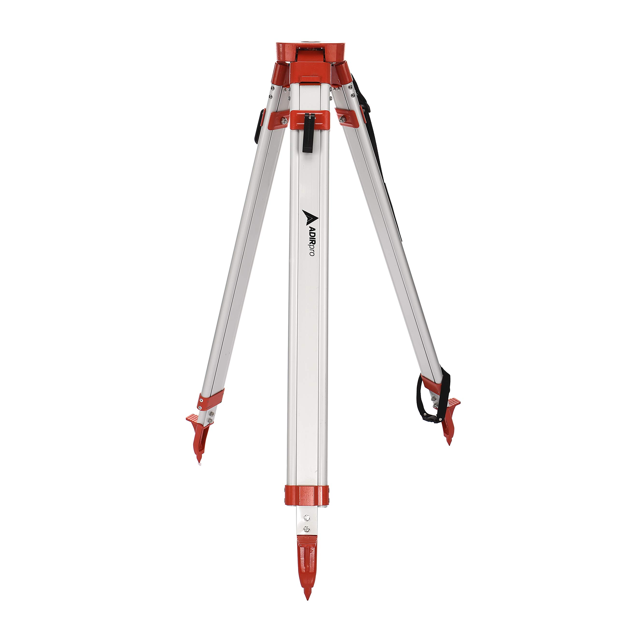 AdirPro 14-Foot Aluminum Grade Rod & AdirPro Aluminum Tripod with Quick Clamp (Orange) Bundle