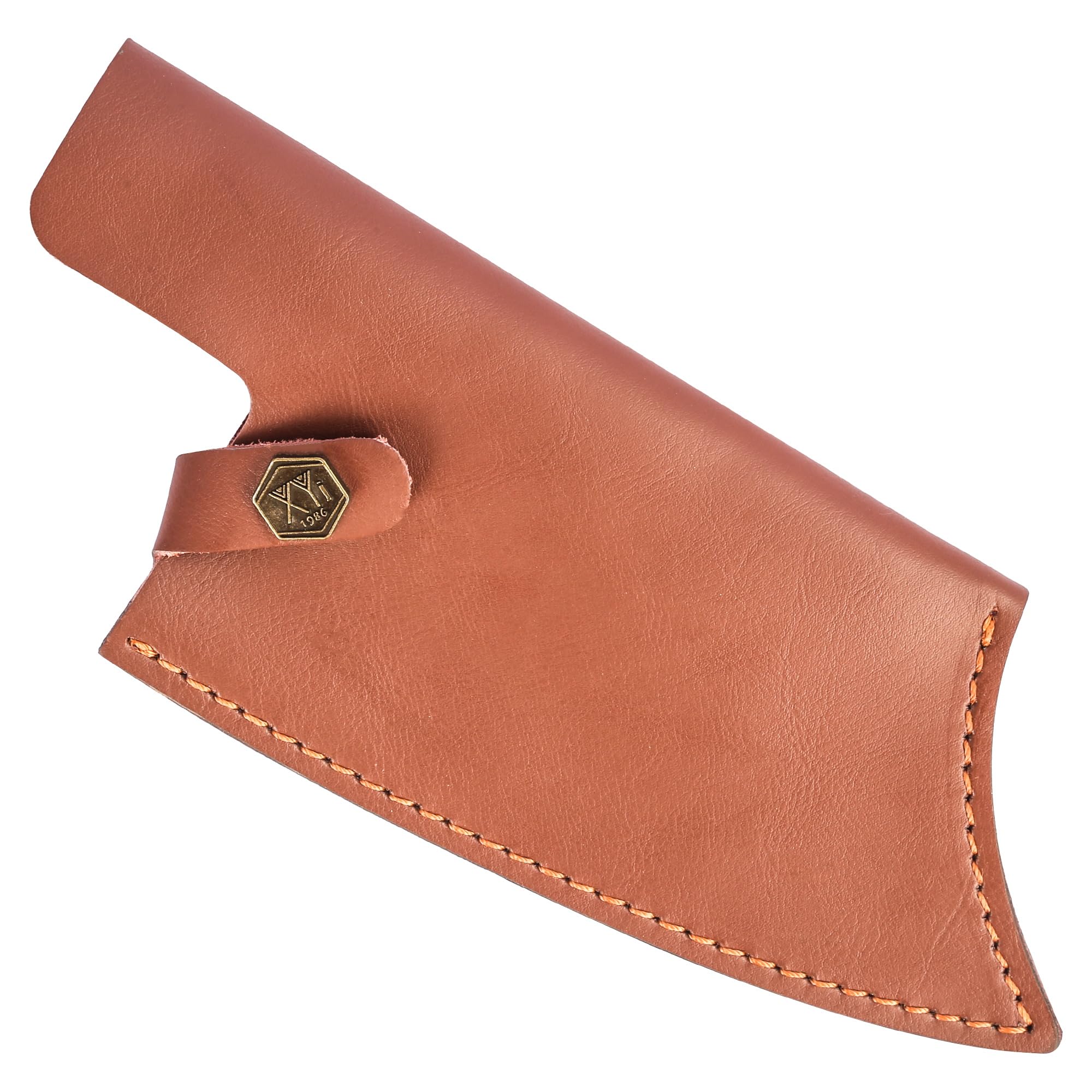 XYJ Leather Sheath Edge Guards Blade Protector With Loop Belt For Outdoor Camping