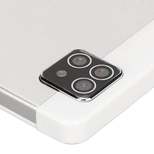 8in Tablet, HD Tablet Type C Charging 1920x1200 Silver 2.4G WiFi 4GB 64GB RAM for Office for Adults US Plug