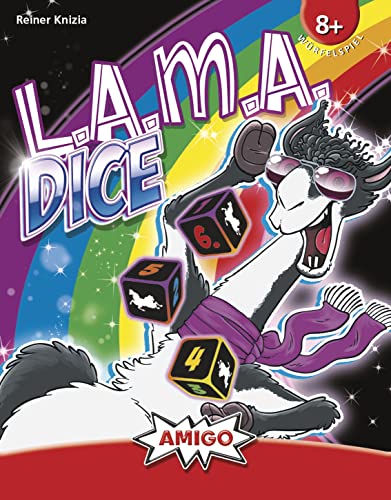 AMIGO 02103 LAMA Dice 2103, Multicoloured, Einzelpack