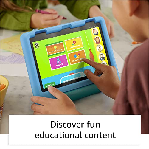 Amazon Fire HD 8 Kids tablet, ages 3-7. Top-selling 8" kids tablet on Amazon - 2022 | ad-free content with parental controls included, 13-hr battery, 32 GB, Purple