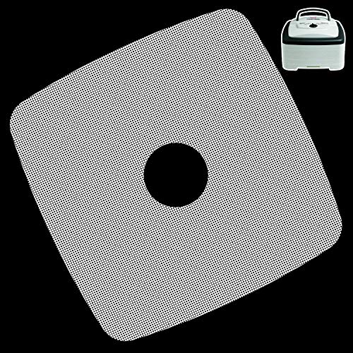 GUCUJI Pack of 5 Premium Non Stick Silicone Dehydrator Sheets Fruit Dryer Mesh for Nesco FD-80 and FD-80A