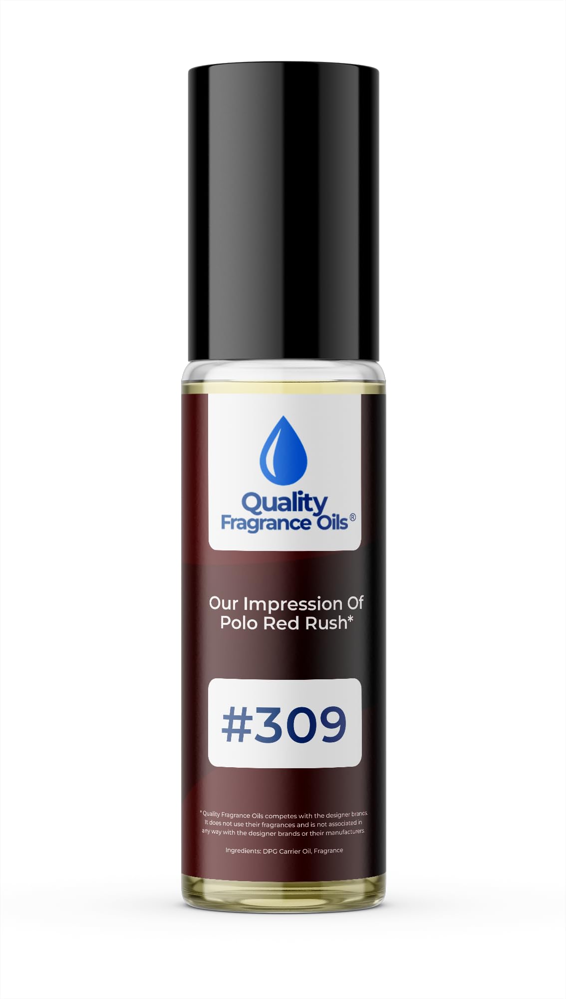 Quality Fragrance Oils' Impression #309, Generic fragrance compatible with Polo Red Rush (10ml Roll On)