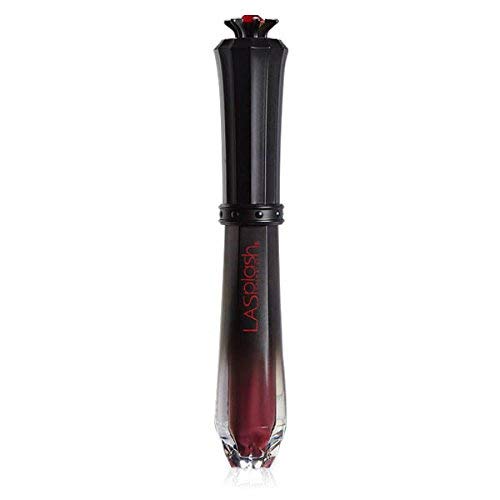LA Splash Cosmetics Soft Long Lasting Liquid Dark Deep Red Lipstick Matte Scarlet Waterproof Liquid Lipstick- Wickedly Divine Collection (Queen of Hearts)
