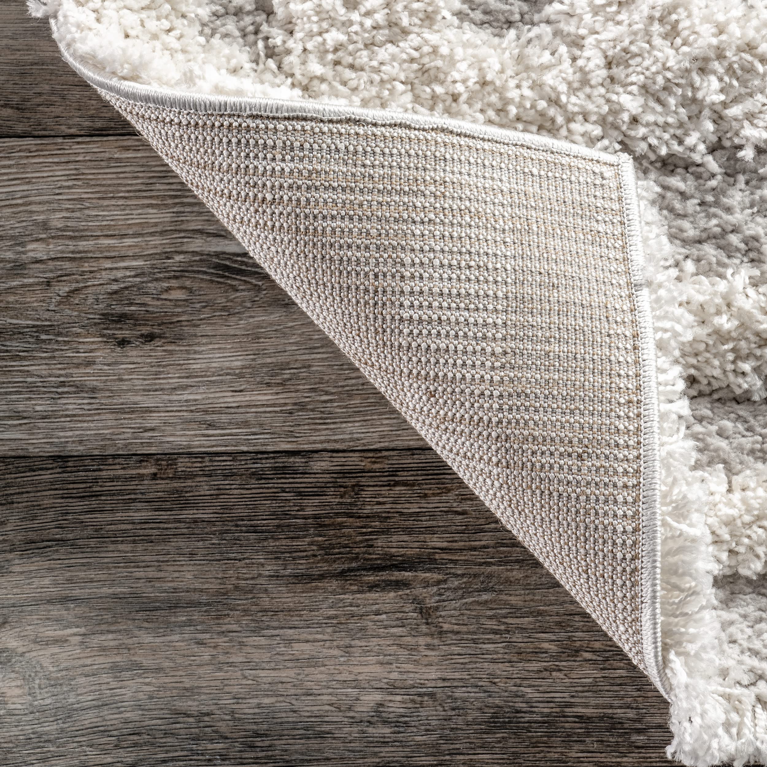 nuLOOM Maureen Modern Shag Area Rug, 5x8, Beige