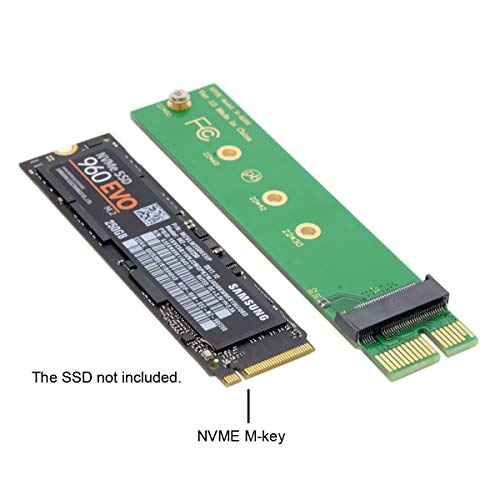 chenyang M.2 NVME to PCIe 3.0 X1 Adapter NVME/AHCI SSD to PCI Express Expansion Card Adapter