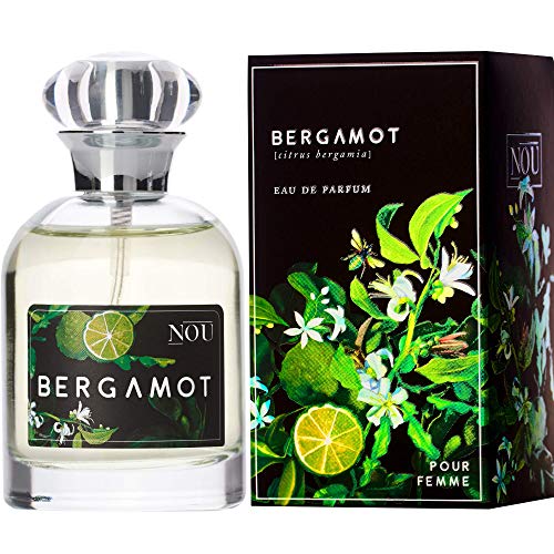 NOU Bergamot Perfume â Citrus Perfume â Natural Perfume for Women with Essential Oils â Fresh Smelling Perfume with Citrus and Musk Notes Bergamot Perfume for Women 1.7 fl oz EDP