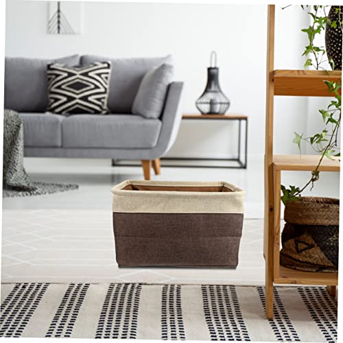 Abaodam 2 Pcs Pet Toy Basket Fabric Bins Toys Storage Organizer Organization and Storage Closet Woven Laundry Basket with Lid Home Storage Organizer Oxford Cloth Shelf Baby Clothing