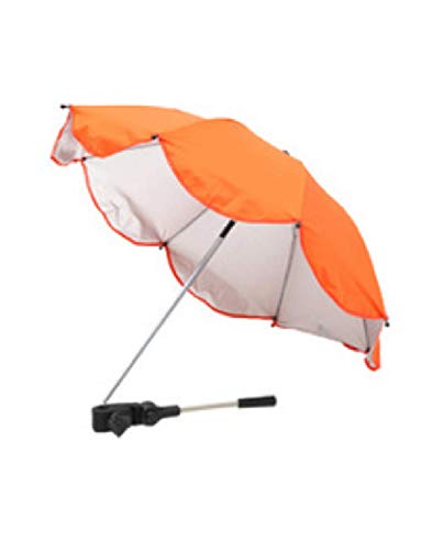 Silfrae Baby Stroller Umbrella UV Rays Umbrella Rainproof Parasol (Orange)