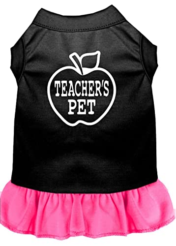 Mirage Pet Products 57-51 XXLBPBPK Pink Teachers Pet Screen Print Dress Black with Bright, XX-Large