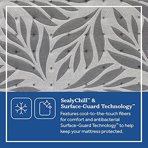 Sealy Posturepedic Plus Mattress with Surface-Guard, Tight Top 13-Inch Plush, King, Grey