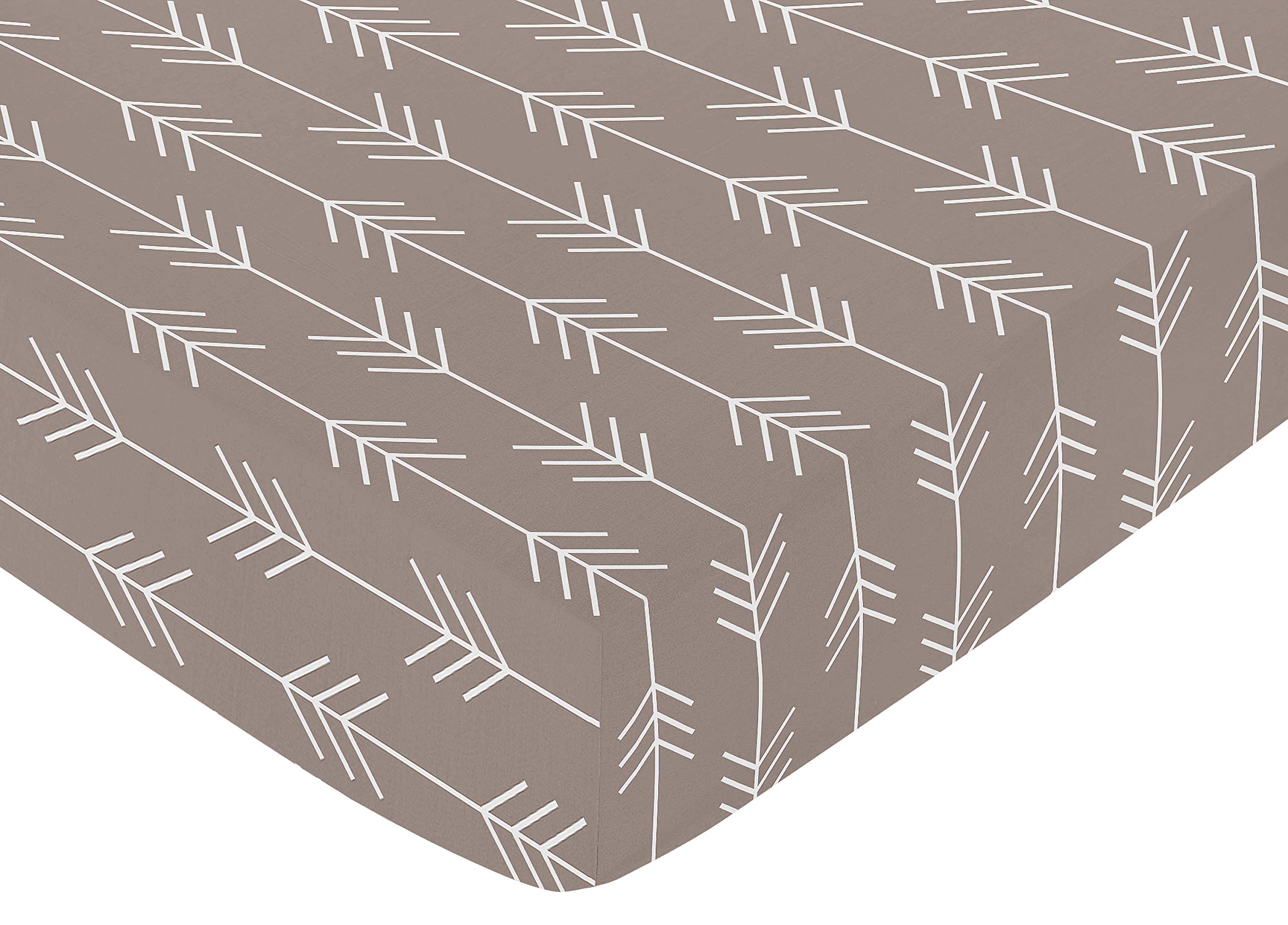 Fitted Crib Sheet for Outdoor Adventure Baby/Toddler Bedding - Arrow Print