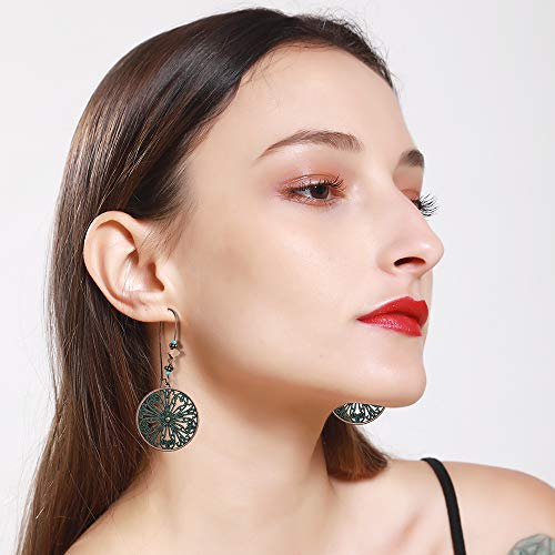8 Pairs Vintage Drop Dangle Earrings for Women Long Boho Jewelry Set Fashion Earrings
