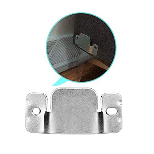 AKOAK 6 Pcs Metal Sectional Sofa Connectors Sectional Connectors Furniture Interlock with 12 Pcs Screws