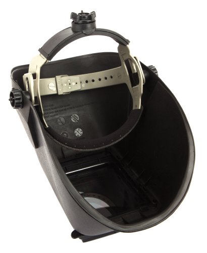 Forney 55672 Welding Helmet, Bandit III Flip Front, Shade-10,Black, Medium