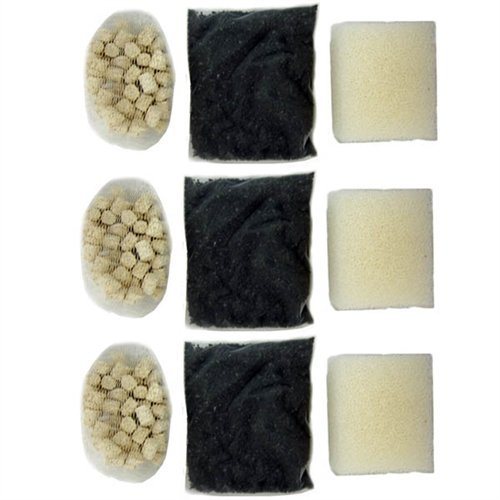 Hagen AquaClear 20 & Edge Aquarium Filter Media Set 3-Pack (Foam A598, Carbon A597 and Biomax A595)