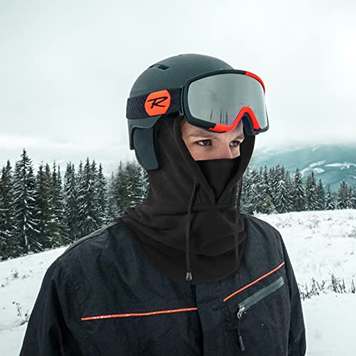 Balaclava Face Mask for Cold Weather - Windproof Ski Mask - Thermal Heavyweight Head Hood for Men and Women… Black