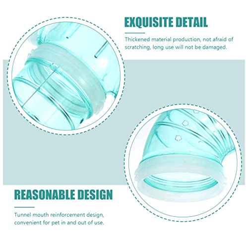 Balacoo 4pcs Hamster Tubes Set, Hamster Cage Tube Hamster Tube Hamster Tubes Set Hamster Tunnels for