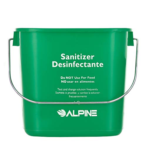 Alpine Industries 6 Qt. Green Cleaning Pail, Green