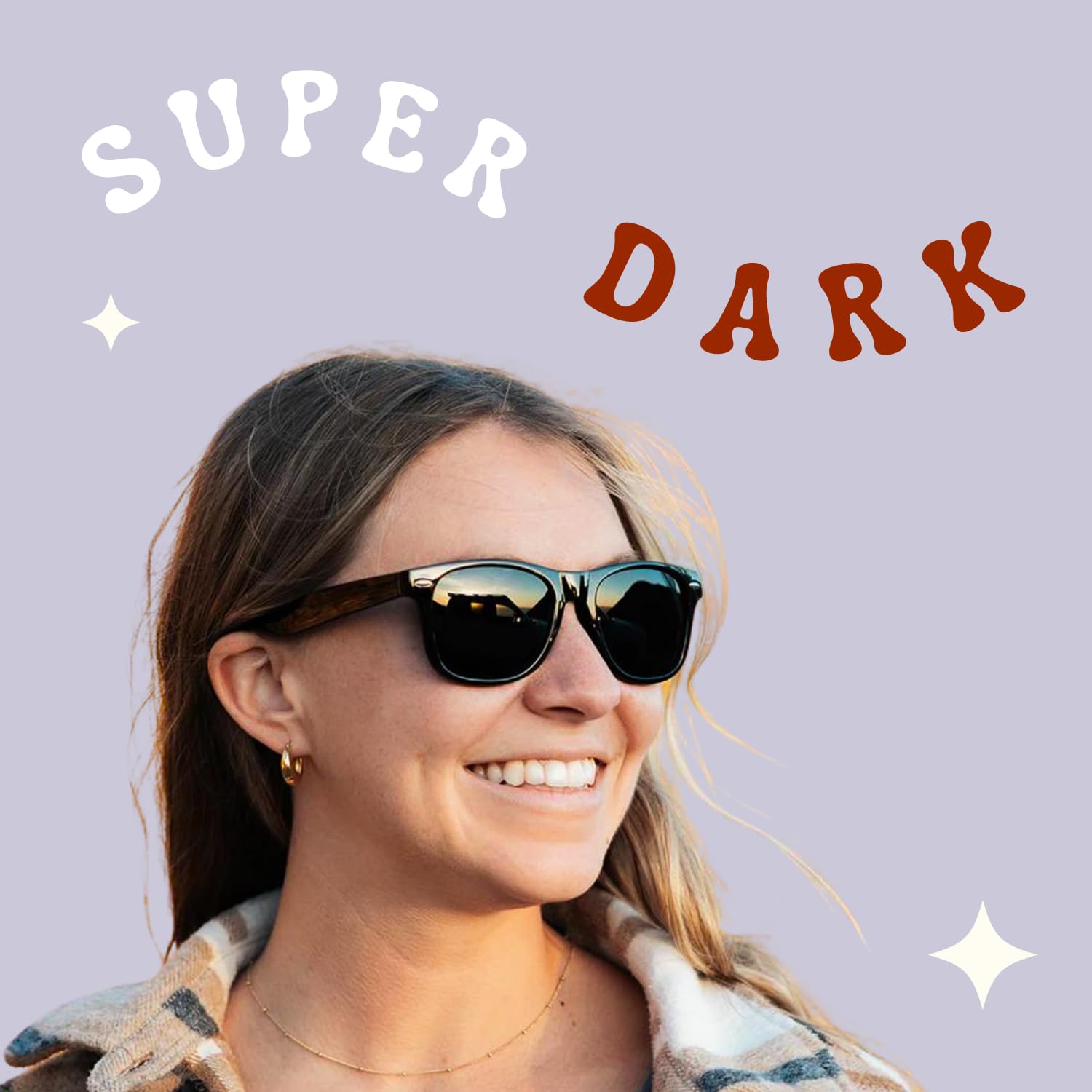 ShadyVEU Extremely Super Dark Classic 80's Shades Migraine Sensitive Eyes Round Sunglasses (Glossy Black Frame)