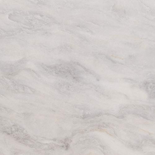 SEI Furniture Holly & Martin Relckin Faux Marble Coffee Table, White/Black/Natrural (CK1430)