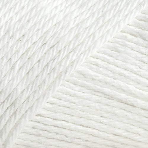 Bulk Buy: Lily Sugar 'n Cream 100% Cotton Yarn (2-Packs) ~ Solids ~ 4 oz. Super Size Skeins (White SS #18001)