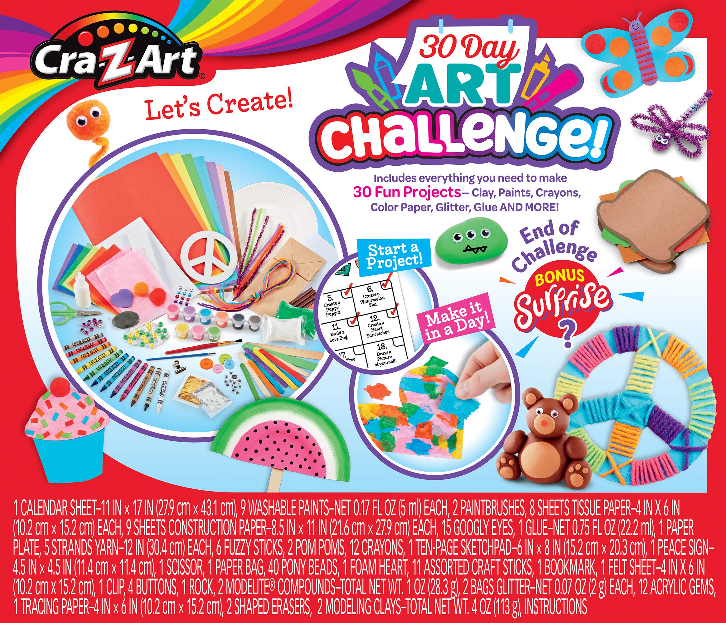 Cra-Z-Art 30 Day Art Challenge Craft Kit