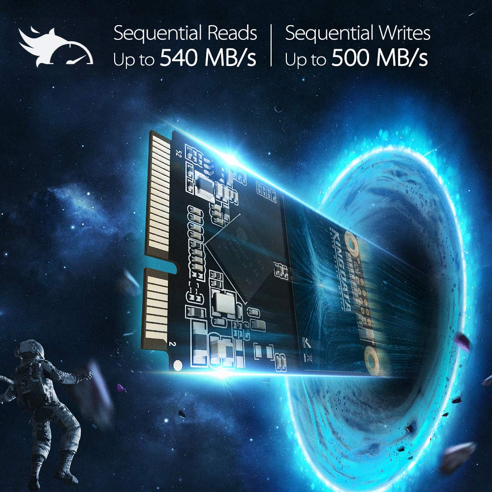 KINGDATA SSD Msata 128GB SataⅢ Internal Solid State Drive Mini Sata SSD Disk Including 16GB 32GB 60GB 64GB 120GB 128GB 240GB 480GB 500GB (128GB, Msata)
