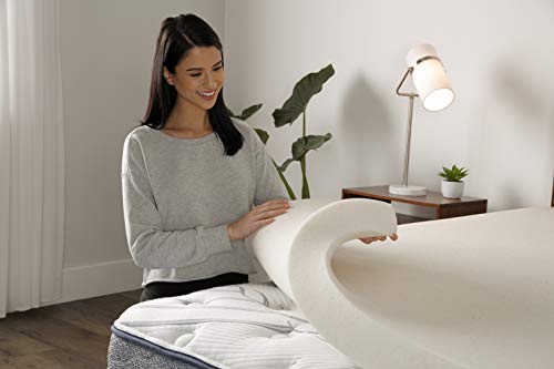 Serta CopperGel Memory Foam Mattress Topper, Queen, Copper