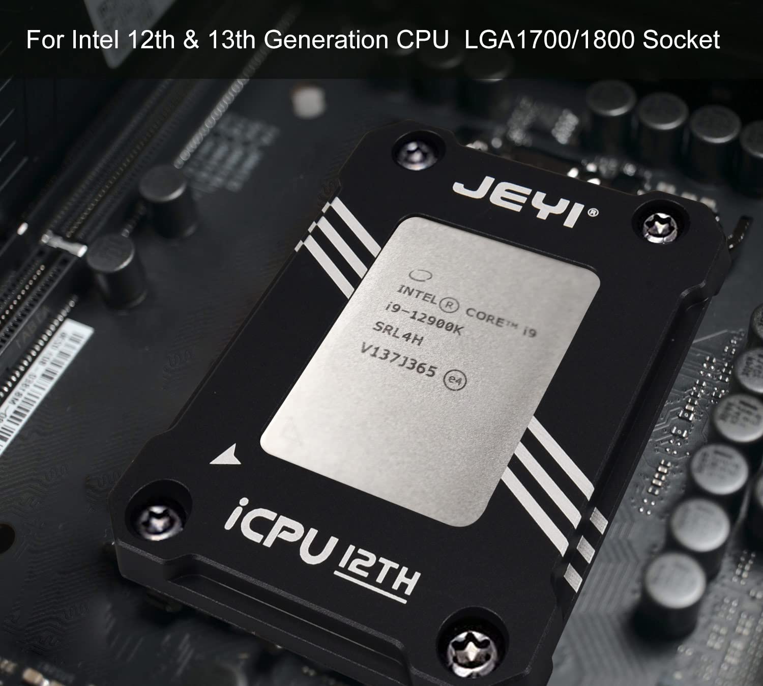 Aluminium LGA1700 CPU Contact Frame, LGA 1700 CPU Stress Bending Correction Bracket for Intel 13th & 12th Gen CPU, LGA1700 Socket Anti-Bending Contact Frame by CNC Aluminum Design