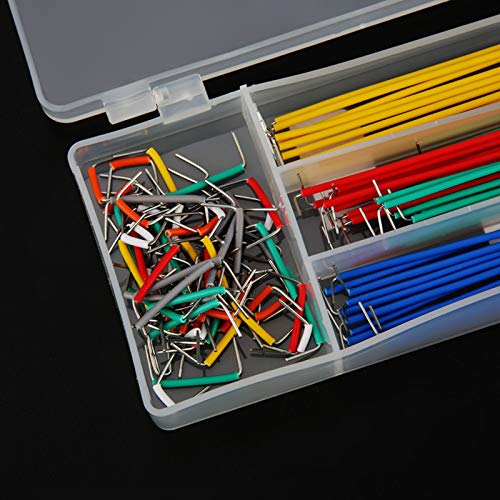 ALREMO HUANGXING - Breadboard Jumper Wire Kit, U Shape Storage Transparent Box Breadboard Jumper Cable, Organize Home for Restaurant