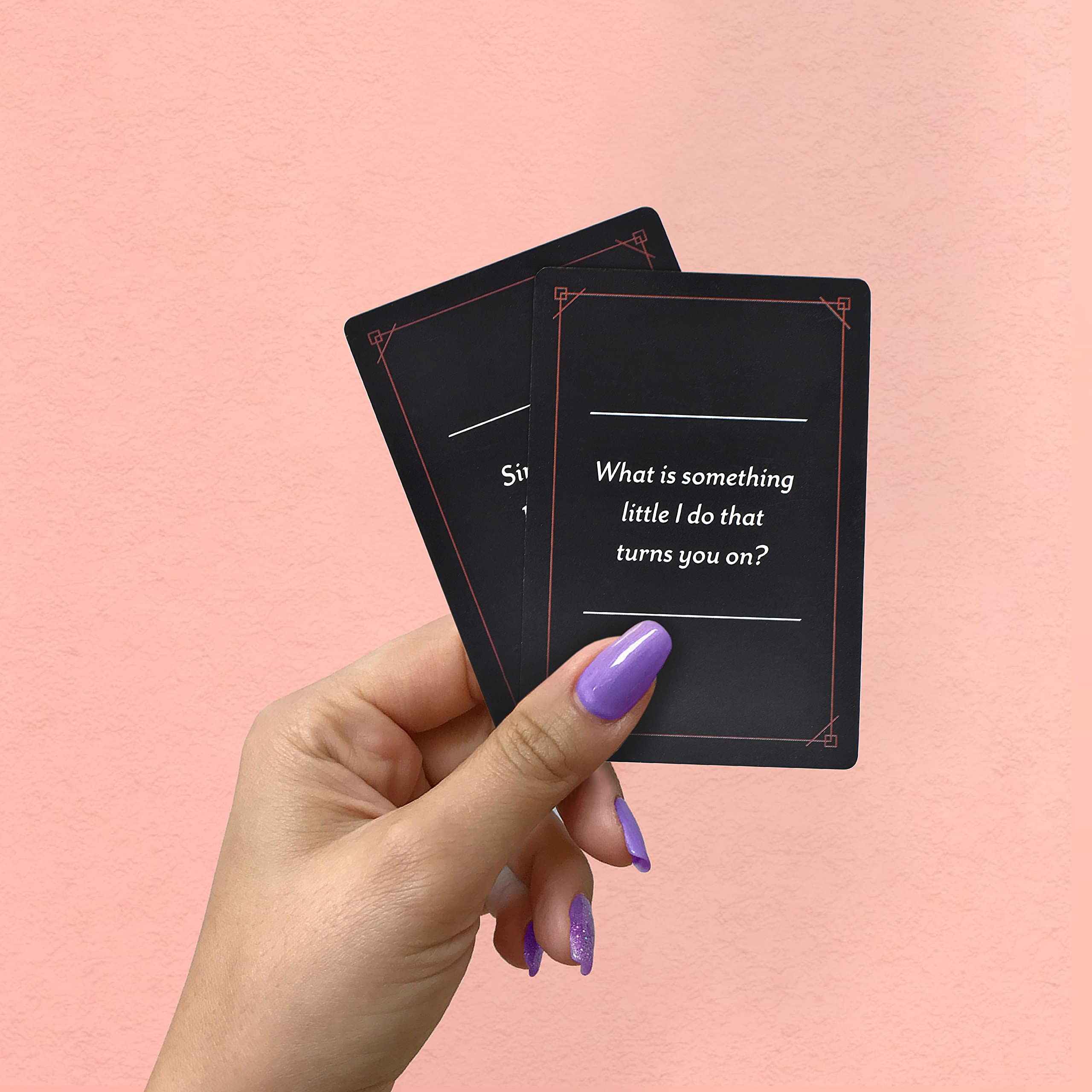 Couples Games - Card Games for Couples, Fun Games for 2 Players, Conversation Cards for Romance - Date Night Games Couple Activities - 50-Card Deck