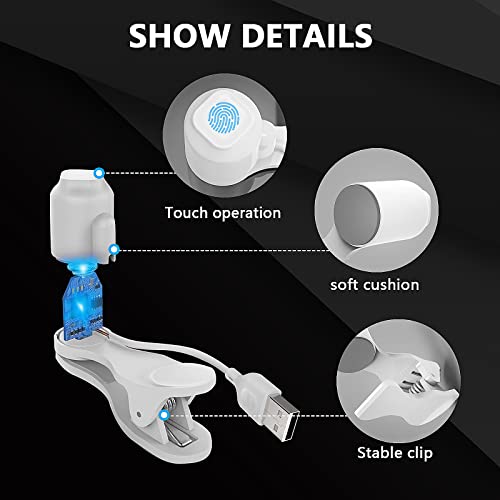 Auto Clicker for Phone Automatic Phone Screen Tapper, Simulated Finger Clicking USB Simulator for Gaming, Shopping, Giving a Like in Tiktok, Lightning Deal, Live Broadcasts, Reward Tasks (White-X)
