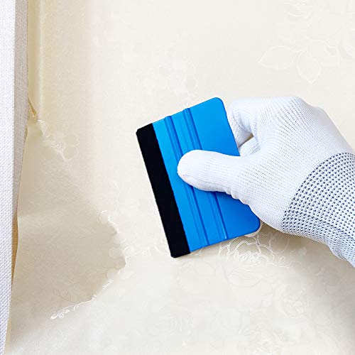 CARTINTS Wallpaper Tools Wallpaper Smoothing Tools with Smoother, Cutter Blades, Seam Roller, for Applying Adhesive Contact Paper Window Film Car Vinyl