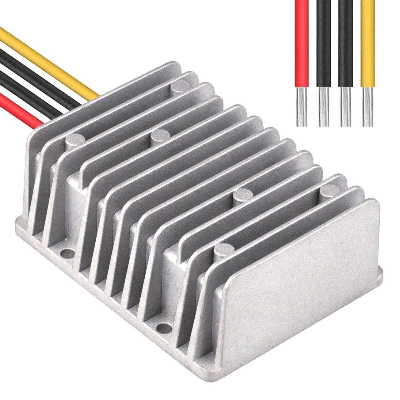 Cllena DC/DC 24V 36V to 48V Boost Converter 10A 480W Step Up Voltage Regulator Module Car Power Supply Voltage Transformer (Input 20V-42V)