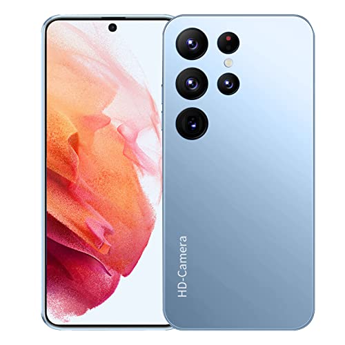 4G Smartphone, 6.82 inch HD Full Screen Ultra Dual Card Dual Standby Thin Cell Phone, MTK6737 CPU, 8GB RAM, 256GB Storage, Face Recognition, 8MP 32MP Cameras, 6000mAh Battery