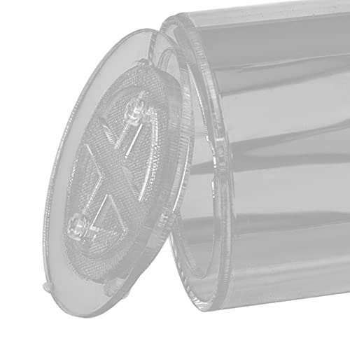 Acrylic Mini Reptile Tank Habitat Cricket Terrarium Reptile Breeding Case Circular with Top Cover for Spider Small Animals