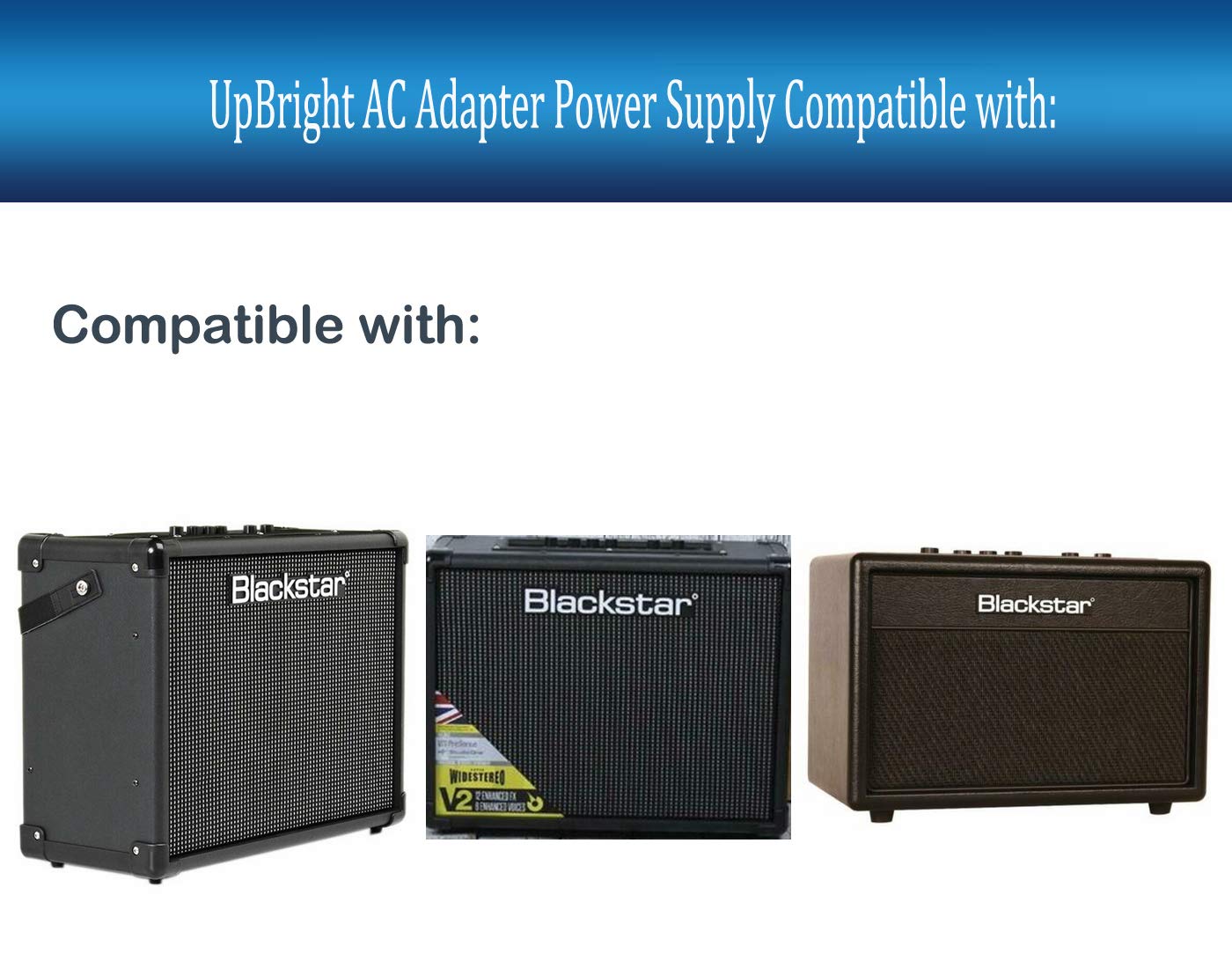 UpBright 16V AC/DC Adapter Compatible with Blackstar Amplification ID Core Stereo 40 V2 V3 Guitar Amp 40 20 Watt IDCore40 IDCORE40V2 IDCORE40V3 40H USED004000 IDCore Beam TFB-BT1 GLT-888 ADP0101600