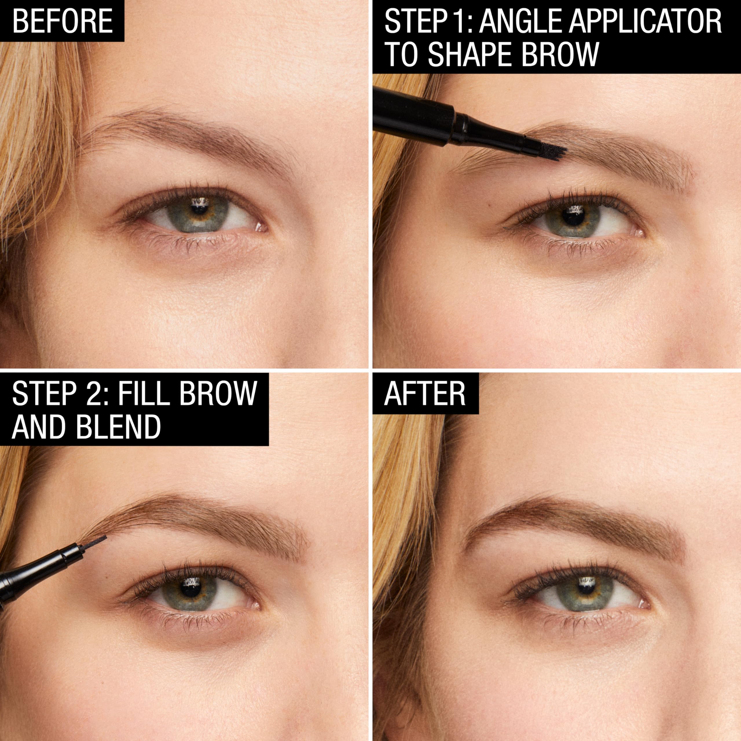 Maybelline New York TattooStudio Brow Tint Pen Makeup, Blonde, 0.037 fl. oz.