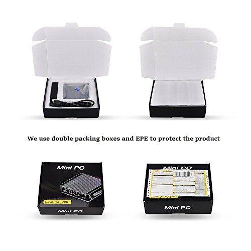 Qotom 4 LAN Mini PC Q190G4U-S02 with 4GB RAM 128GB SSD, Intel Celeron J1900 Processor, Quad core 2.0 GHz, x86 Mini PC Fanless