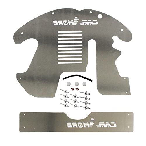Catalytic Converter Protector Shield Defender Aluminum Replacement for Toyota Prius 2010 2011 2012 2013 2014 2015 & Toyota Prius V '12-'17- catalytic converter anti theft