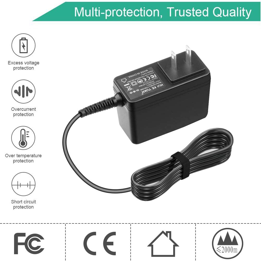 HKY Replacement Bose Soundlink Charger Fit for Bose Soundlink I II III 1 2 3 Wireless Bluetooth Mobile Speaker 10 306386-101 301141 404600 414255 17V Bose Speaker Charger Power Cord Wall Plug