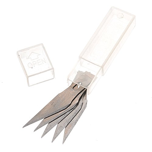 Mercer Culinary Replacement Blades for Hobby Knife - 5 Pack Magnetic Hooks, 1, Stainless Steel