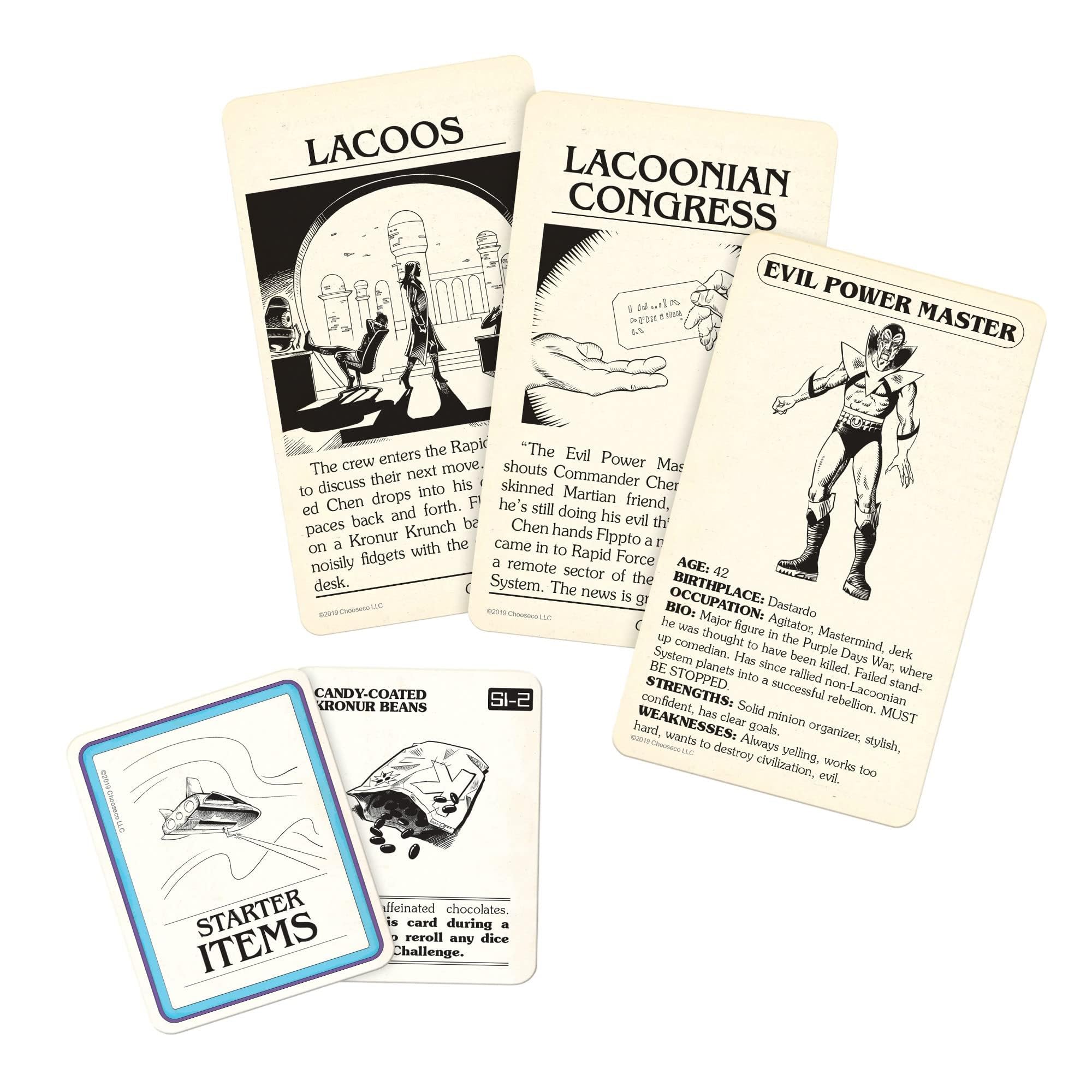 Choose Your Own Adventure: War with The Evil Power Master Board Game - Save The Galaxy in a Cooperative Narrative Adventure! Ages 10+, 1+ Players, 1+ Hour Playtime, Made by Z-Man Games