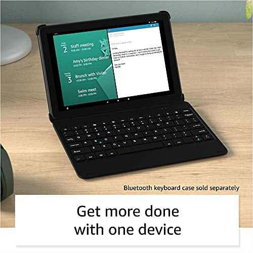 Amazon Fire HD 10 Plus tablet, 10.1", 1080p Full HD, 32 GB, latest model (2021 release), Slate (Renewed Premium)