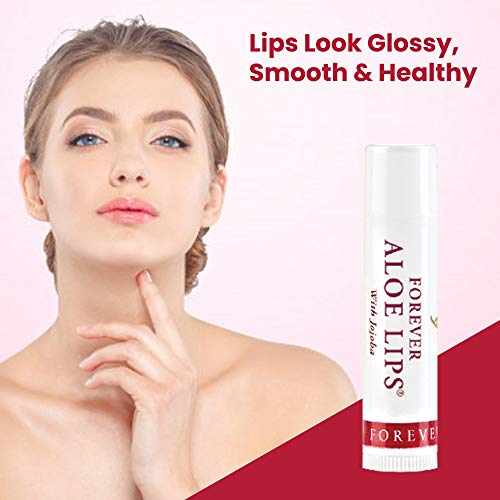 Forever Living - Forever Aloe Lips - Ultimate Lip Care for Any Weather - Moisturizing Lip Balm with Aloe, Jojoba & Beeswax - Vegan - Pack of 12