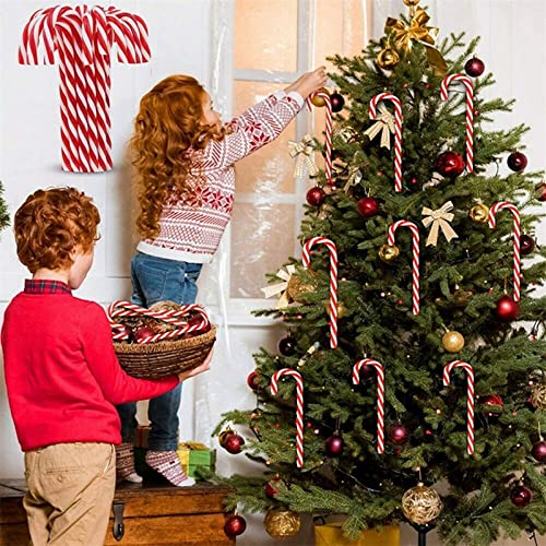 Christmas Candy Cane Lights,Solar String Lights, Christmas LED Candy Cane Lamp, Festoon Outdoor Home Garden Ground Plug Crutch New Year Xmas Holiday Decor 5pcs