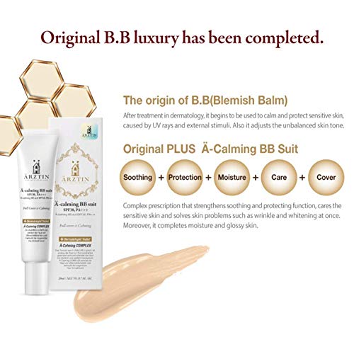 A-calming BB suit SPF38, PA+++ 2package Set, Healthy, Shiny Skintone, Skinprotection, Moisturizing BB cream, Brightening, anti-aging, Propolis, Pearl extract