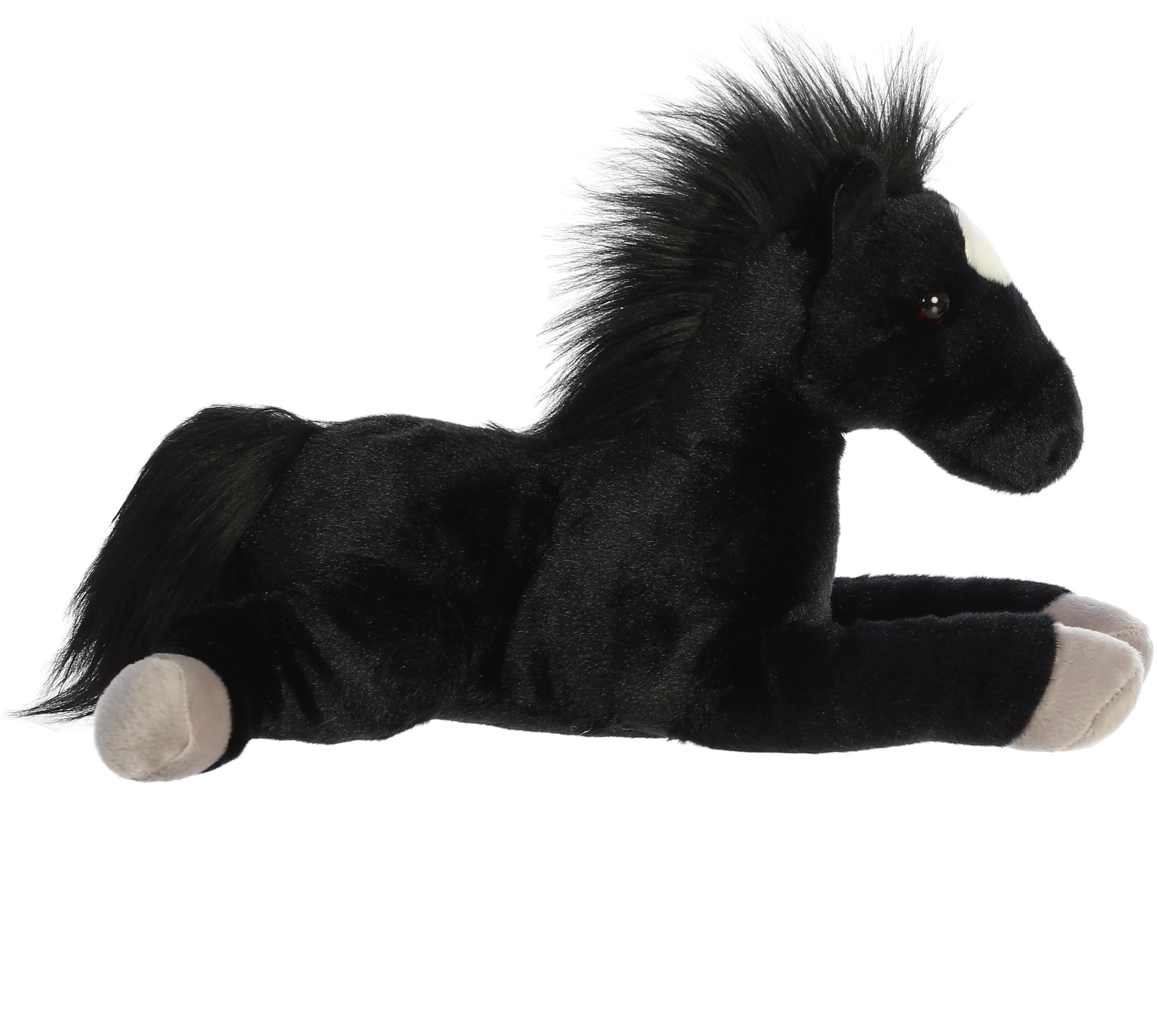 Aurora® Adorable Flopsie™ Blackjack™ Stuffed Animal - Playful Ease - Timeless Companions - Black 12 Inches